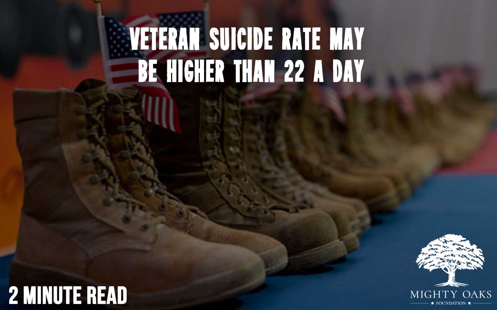 Veteran Suicide Rate Higher Than 22 A Day | Mighty Oaks Foundation